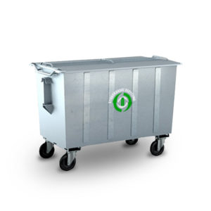 1600 liter bedrijfsafval rolcontainer huren | Stadskanaal Recycling